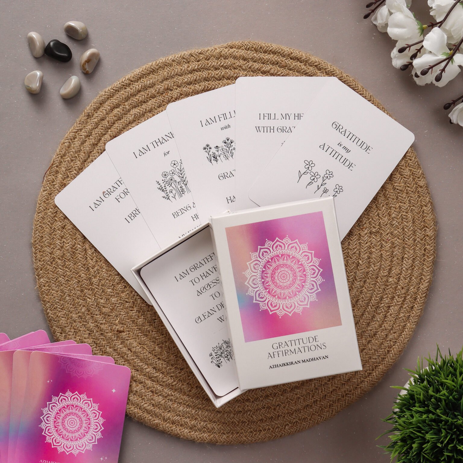 Gratitude Affirmations Deck: 50 Cards to Cultivate Thankfulness and ...